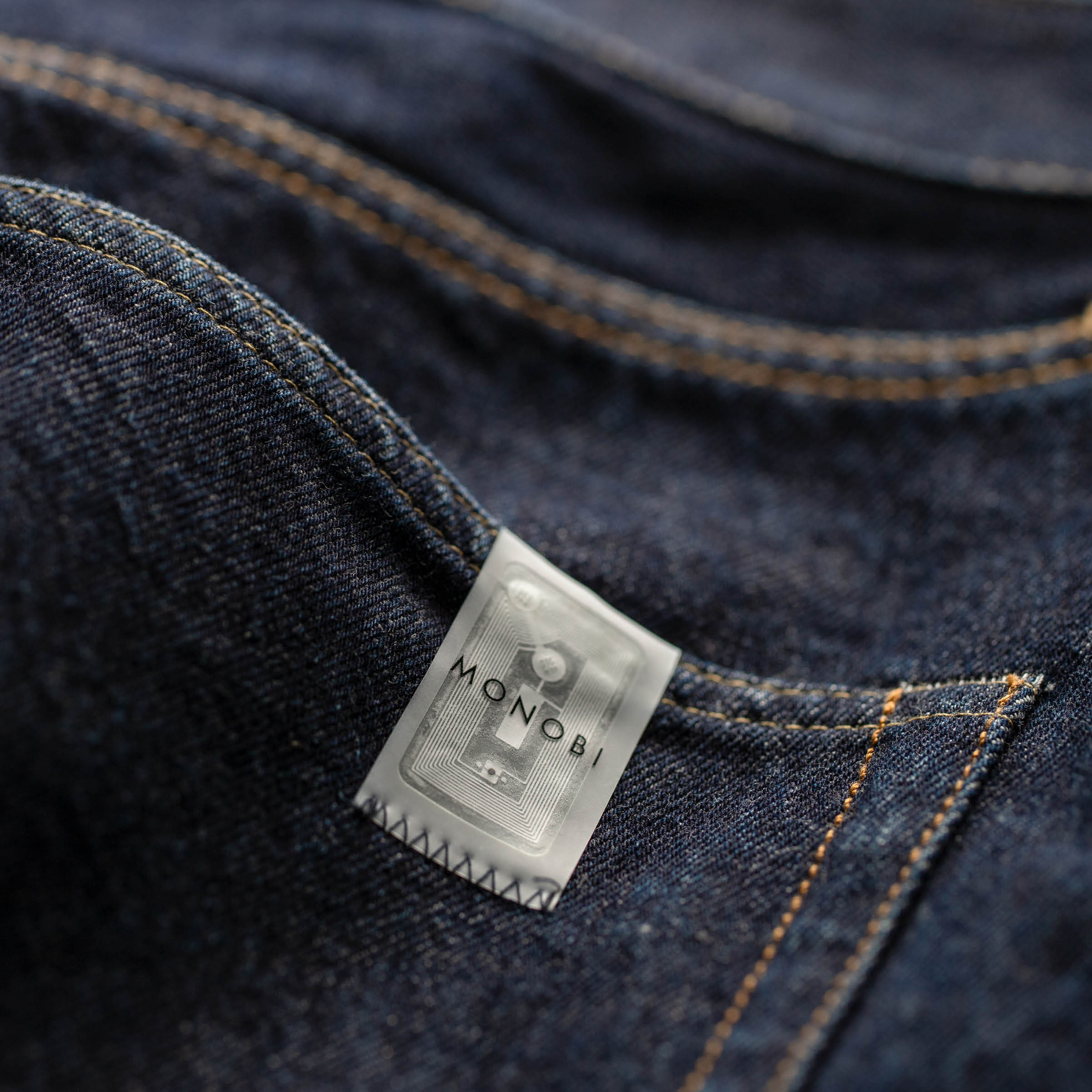 RAW INDIGO SELVAGE DENIM / INDIGO BLUE – Monobi